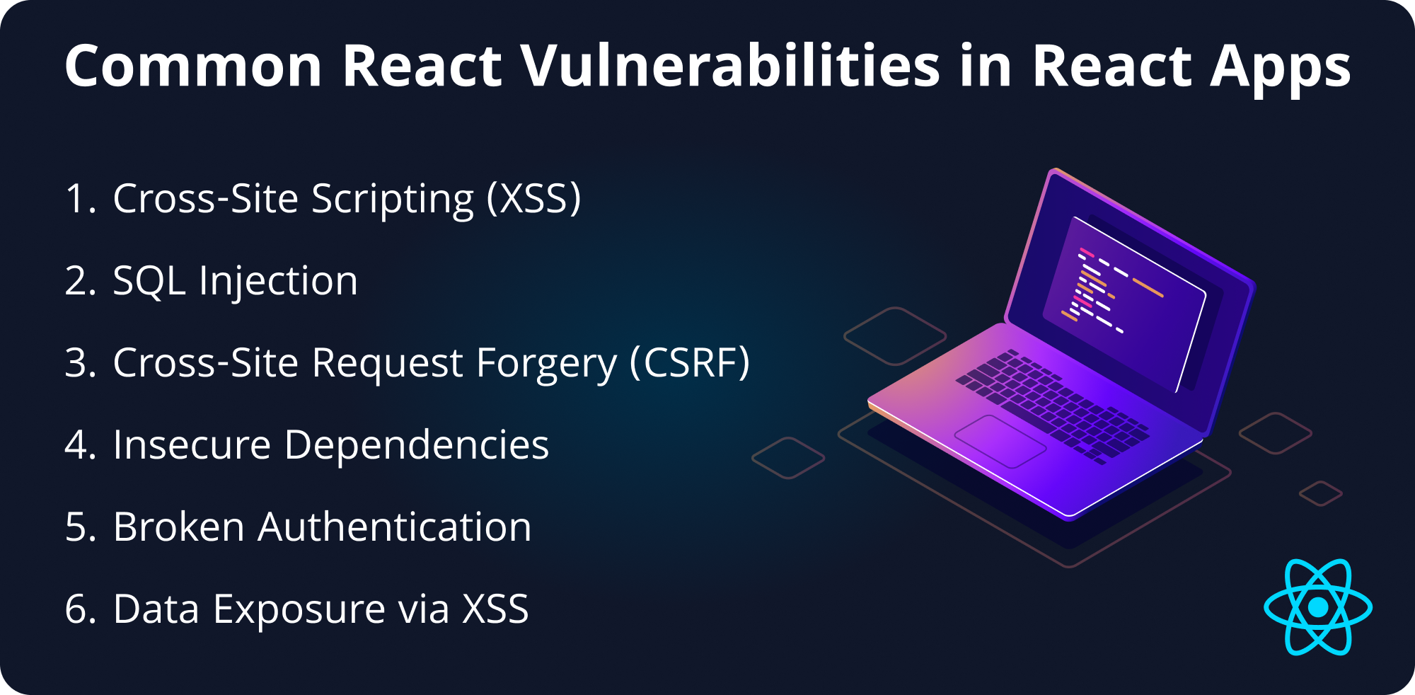 Vulnerabilities and Solutions for React JS Security